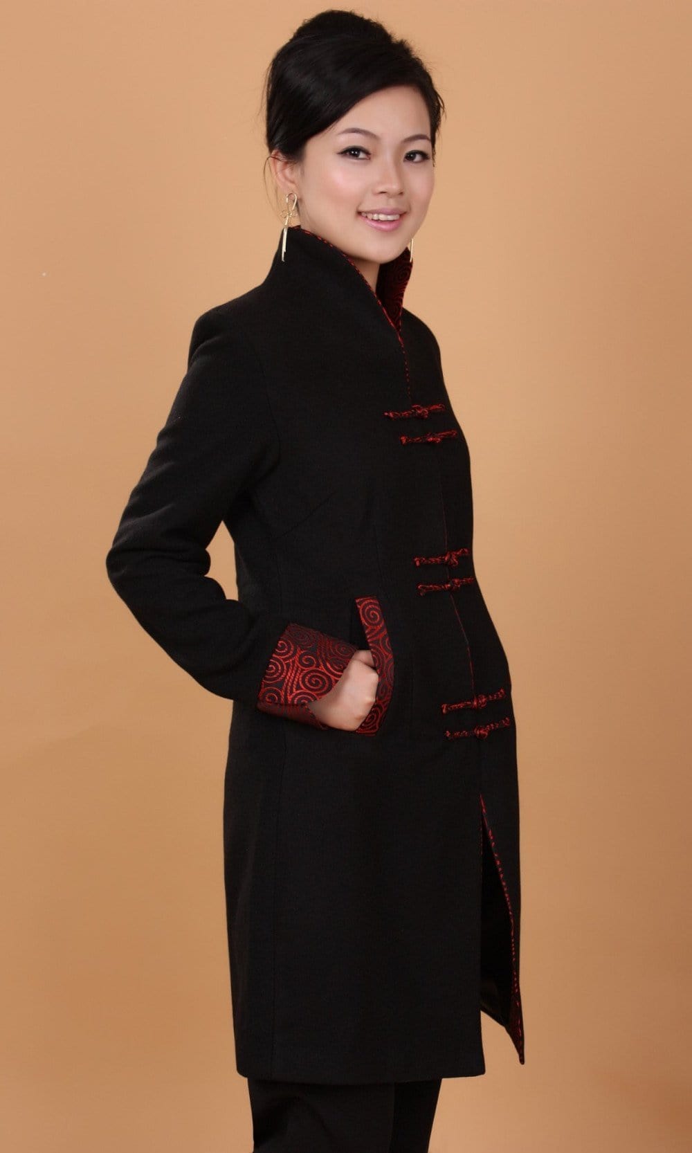 Black Chinese Jacket for Women | Teng Shop